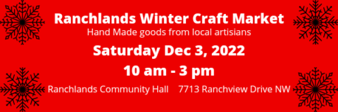 2022 Winter Craft Market | Ranchlands Community Association
